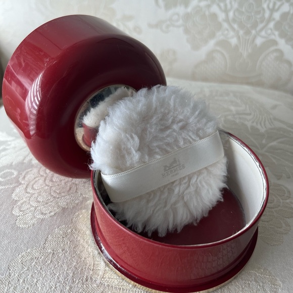 Hermes | Bath | Hermes Bath Powder Puff Container No Powder | Poshmark